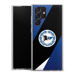 DeinDesign Galaxy S22 Ultra Handy Silikon H&uuml;lle Case transparent Handyh&uuml;lle Official Licensed Product Dsc Arminia Bielefeld Silikon Case