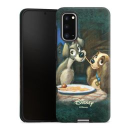 DeinDesign Galaxy S20 Handy Panzer Handyh&uuml;lle robuste Outdoor H&uuml;lle Schutzh&uuml;lle matt Lady And The Tramp Disney Official Licensed Product Tough Case
