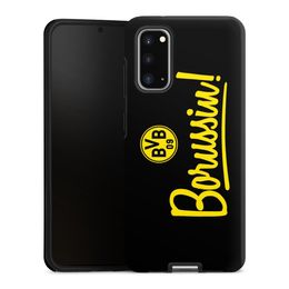 DeinDesign Galaxy S20 Handy Panzer Handyh&uuml;lle robuste Outdoor H&uuml;lle Schutzh&uuml;lle matt Borussia Dortmund Bvb Soccer Tough Case