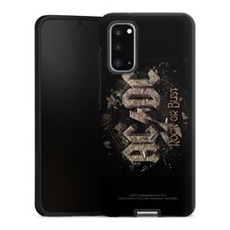 DeinDesign Galaxy S20 Handy Panzer Handyh&uuml;lle robuste Outdoor H&uuml;lle Schutzh&uuml;lle matt Acdc Official Licensed Product Rock Or Bust Tough Case