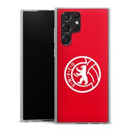 DeinDesign Galaxy S22 Ultra Handy Silikon H&uuml;lle Case transparent Handyh&uuml;lle Bear 1. Fc Union Berlin Official Licensed Product Silikon Case