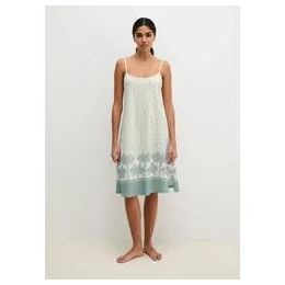 Marc O'Polo Nachthemd MARC O'POLO "Mix N Match Cotton", Damen, Gr. S, N-Gr, gray mist print, Single Jersey, Obermaterial: 100% Baumwolle, Kleider Nachthemd