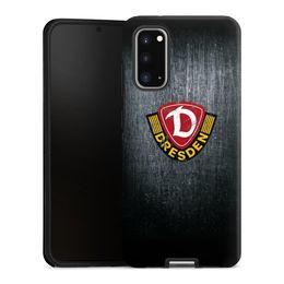 DeinDesign Galaxy S20 Handy Panzer Handyh&uuml;lle robuste Outdoor H&uuml;lle Schutzh&uuml;lle matt Sgd Official Licensed Product Sg Dynamo Dresden Tough Case