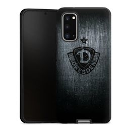 DeinDesign Galaxy S20 Handy Panzer Handyh&uuml;lle robuste Outdoor H&uuml;lle Schutzh&uuml;lle matt Sg Dynamo Dresden Official Licensed Product Vintage Tough Case
