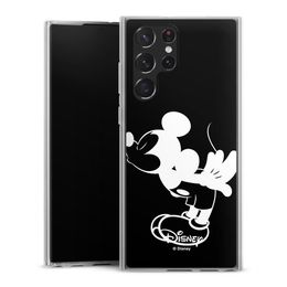 DeinDesign Galaxy S22 Ultra Handy Silikon H&uuml;lle Case transparent Handyh&uuml;lle Official Licensed Product Disney Mickey Mouse Silikon Case