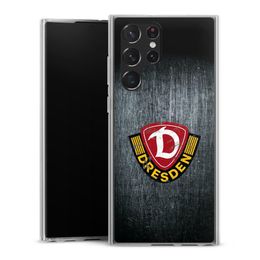 DeinDesign Galaxy S22 Ultra Handy Silikon H&uuml;lle Case transparent Handyh&uuml;lle Sgd Official Licensed Product Sg Dynamo Dresden Silikon Case