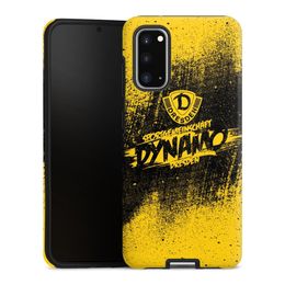 DeinDesign Galaxy S20 Handy Panzer Handyh&uuml;lle robuste Outdoor H&uuml;lle Schutzh&uuml;lle matt Logo Sg Dynamo Dresden Official Licensed Product Tough Case