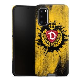 DeinDesign Galaxy S20 Handy Panzer Handyh&uuml;lle robuste Outdoor H&uuml;lle Schutzh&uuml;lle matt Official Licensed Product Soccer Sg Dynamo Dresden Tough Case
