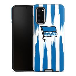 DeinDesign Galaxy S20 Handy Panzer Handyh&uuml;lle robuste Outdoor H&uuml;lle Schutzh&uuml;lle matt Bundesliga Hertha Bsc Official Licensed Product Tough Case