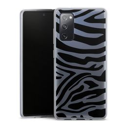 DeinDesign Galaxy S20 FE Handy Silikon H&uuml;lle Case transparent Handyh&uuml;lle Muster Black Silikon Case