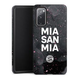DeinDesign Galaxy S20 FE 5G Handy Panzer Handyh&uuml;lle robuste Outdoor H&uuml;lle Schutzh&uuml;lle gl&auml;nzend Mia San Mia Fc Bayern M&uuml;nchen Girl Style Tough Case