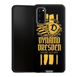 DeinDesign Galaxy S20 Handy Panzer Handyh&uuml;lle robuste Outdoor H&uuml;lle Schutzh&uuml;lle matt Sg Dynamo Dresden Statement Sgd Tough Case