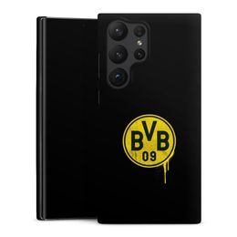 DeinDesign Galaxy S23 Ultra Handy Premium Case Smartphone Handyh&uuml;lle Schutzh&uuml;lle matt Borussia Dortmund Official Licensed Product Bvb Premium Case