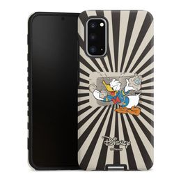 DeinDesign Galaxy S20 Handy Panzer Handyh&uuml;lle robuste Outdoor H&uuml;lle Schutzh&uuml;lle matt Official Licensed Product Donald Duck Disney Tough Case