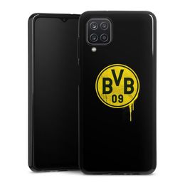 DeinDesign Galaxy A12 Handy Silikon H&uuml;lle Case schwarz Handyh&uuml;lle Official Licensed Product Borussia Dortmund Bvb