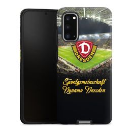 DeinDesign Galaxy S20 Handy Panzer Handyh&uuml;lle robuste Outdoor H&uuml;lle Schutzh&uuml;lle matt Sg Dynamo Dresden Sgd Official Licensed Product Tough Case