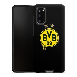DeinDesign Galaxy S20 Handy Panzer Handyh&uuml;lle robuste Outdoor H&uuml;lle Schutzh&uuml;lle matt Star Bvb Borussia Dortmund Tough Case