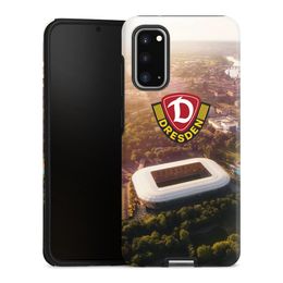 DeinDesign Galaxy S20 Handy Panzer Handyh&uuml;lle robuste Outdoor H&uuml;lle Schutzh&uuml;lle matt Stadium Sg Dynamo Dresden Sgd Tough Case