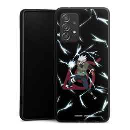 DeinDesign Galaxy A52s 5G Handy Premium Silikon H&uuml;lle Handyh&uuml;lle schwarz Case Kakashi Naruto Shippuden Official Licensed Product Silikon Premium Case