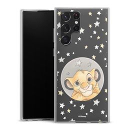 DeinDesign Galaxy S22 Ultra Handy Silikon H&uuml;lle Case transparent Handyh&uuml;lle Simba Lion King Disney Silikon Case