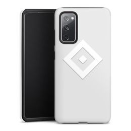 DeinDesign Galaxy S20 FE 5G Handy Panzer Handyh&uuml;lle robuste Outdoor H&uuml;lle Schutzh&uuml;lle gl&auml;nzend Hsv Coat Of Arms Hamburger Sv Tough Case