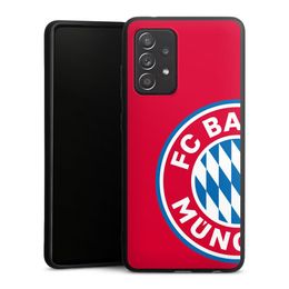 DeinDesign Galaxy A52s 5G Handy Premium Silikon H&uuml;lle Handyh&uuml;lle schwarz Case Fcb Official Licensed Product Fc Bayern M&uuml;nchen Silikon Premium Case