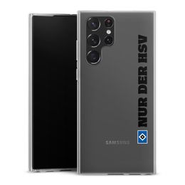 DeinDesign Galaxy S22 Ultra Handy Silikon H&uuml;lle Case transparent Handyh&uuml;lle Hsv Transparent Hamburger Sv Silikon Case