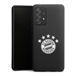 DeinDesign Galaxy A52s 5G Handy Premium Silikon H&uuml;lle Handyh&uuml;lle schwarz Case Fc Bayern M&uuml;nchen Fcb Transparent Silikon Premium Case