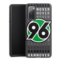 DeinDesign Galaxy S20 FE 5G Handy Panzer Handyh&uuml;lle robuste Outdoor H&uuml;lle Schutzh&uuml;lle gl&auml;nzend Official Licensed Product H96 Hannover 96 Tough Case