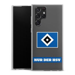 DeinDesign Galaxy S22 Ultra Handy Silikon H&uuml;lle Case transparent Handyh&uuml;lle Hamburger Sv Statement Hsv Silikon Case