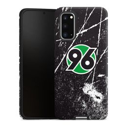 DeinDesign Galaxy S20 Handy Panzer Handyh&uuml;lle robuste Outdoor H&uuml;lle Schutzh&uuml;lle matt Coat Of Arms H96 Hannover 96 Tough Case