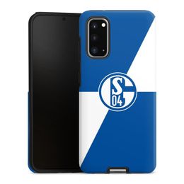 DeinDesign Galaxy S20 Handy Panzer Handyh&uuml;lle robuste Outdoor H&uuml;lle Schutzh&uuml;lle matt Official Licensed Product Fc Schalke 04 Bundesliga Tough Case
