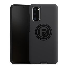 DeinDesign Galaxy S20 Handy Panzer Handyh&uuml;lle robuste Outdoor H&uuml;lle Schutzh&uuml;lle matt F95 Fortuna D&uuml;sseldorf Logo Tough Case