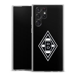 DeinDesign Galaxy S22 Ultra Handy Silikon H&uuml;lle Case transparent Handyh&uuml;lle Borussia M&ouml;nchengladbach Gladbach Coat Of Arms Silikon Case