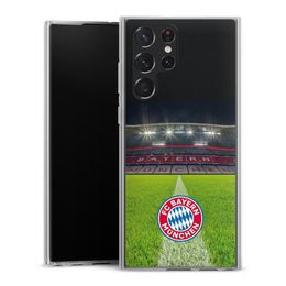 DeinDesign Galaxy S22 Ultra Handy Silikon H&uuml;lle Case transparent Handyh&uuml;lle Stadium Fc Bayern M&uuml;nchen Fcb Silikon Case