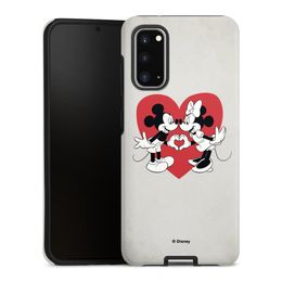 DeinDesign Galaxy S20 Handy Panzer Handyh&uuml;lle robuste Outdoor H&uuml;lle Schutzh&uuml;lle matt Disney Heart Tough Case