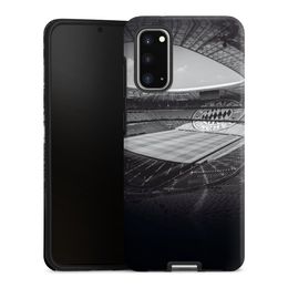 DeinDesign Galaxy S20 Handy Panzer Handyh&uuml;lle robuste Outdoor H&uuml;lle Schutzh&uuml;lle matt Stadium Fcb Fc Bayern M&uuml;nchen Tough Case