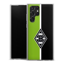 DeinDesign Galaxy S22 Ultra Handy Silikon H&uuml;lle Case transparent Handyh&uuml;lle Borussia M&ouml;nchengladbach Gladbach Bundesliga Silikon Case