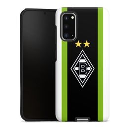 DeinDesign Galaxy S20 Handy Panzer Handyh&uuml;lle robuste Outdoor H&uuml;lle Schutzh&uuml;lle matt Logo Borussia M&ouml;nchengladbach Gladbach Tough Case