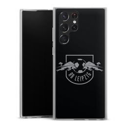 DeinDesign Galaxy S22 Ultra Handy Silikon H&uuml;lle Case transparent Handyh&uuml;lle Official Licensed Product Logo Rb Leipzig Silikon Case