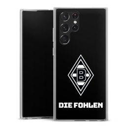 DeinDesign Galaxy S22 Ultra Handy Silikon H&uuml;lle Case transparent Handyh&uuml;lle Die Fohlen Gladbach Borussia M&ouml;nchengladbach Silikon Case