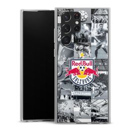 DeinDesign Galaxy S22 Ultra Handy Silikon H&uuml;lle Case transparent Handyh&uuml;lle Salzburg Red Bull Fc Red Bull Salzburg Silikon Case