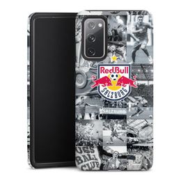 DeinDesign Galaxy S20 FE 5G Handy Panzer Handyh&uuml;lle robuste Outdoor H&uuml;lle Schutzh&uuml;lle gl&auml;nzend Salzburg Red Bull Fc Red Bull Salzburg Tough Case
