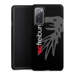 DeinDesign Galaxy S20 FE 5G Handy Panzer Handyh&uuml;lle robuste Outdoor H&uuml;lle Schutzh&uuml;lle gl&auml;nzend Logo Sc Freiburg Official Licensed Product Tough Case