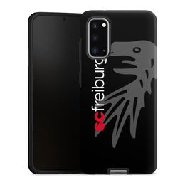 DeinDesign Galaxy S20 Handy Panzer Handyh&uuml;lle robuste Outdoor H&uuml;lle Schutzh&uuml;lle matt Logo Sc Freiburg Official Licensed Product Tough Case