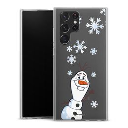 DeinDesign Galaxy S22 Ultra Handy Silikon H&uuml;lle Case transparent Handyh&uuml;lle Disney Frozen 2 Frozen Olaf Silikon Case