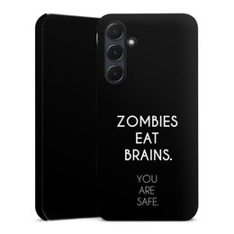 DeinDesign Galaxy A55 5G Handy Premium Case Smartphone Handyh&uuml;lle Schutzh&uuml;lle matt Statement Funny Zombie Premium Case