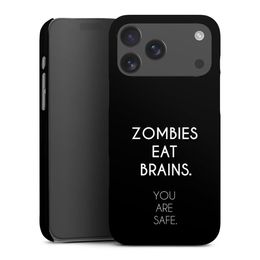 DeinDesign iPhone 17 Pro Max Handy Premium Case Smartphone Handyh&uuml;lle Schutzh&uuml;lle matt Statement Funny Zombie Premium Case