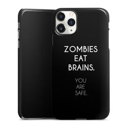 DeinDesign iPhone 11 Pro Max Handy Premium Case Smartphone Handyh&uuml;lle Schutzh&uuml;lle gl&auml;nzend Statement Funny Zombie Premium Case