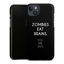 DeinDesign iPhone 14 Plus Handy Premium Case Smartphone Handyh&uuml;lle Schutzh&uuml;lle gl&auml;nzend Statement Funny Zombie Premium Case